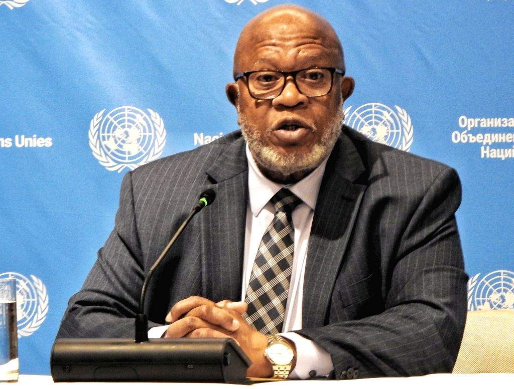 President of the United Nations General Assembly Dennis Francis ...