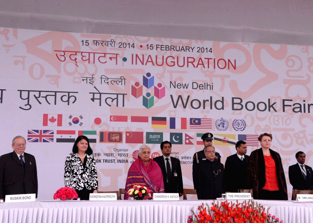 President Pranab Mukherjee inaugurating the New Delhi World Book Fair
