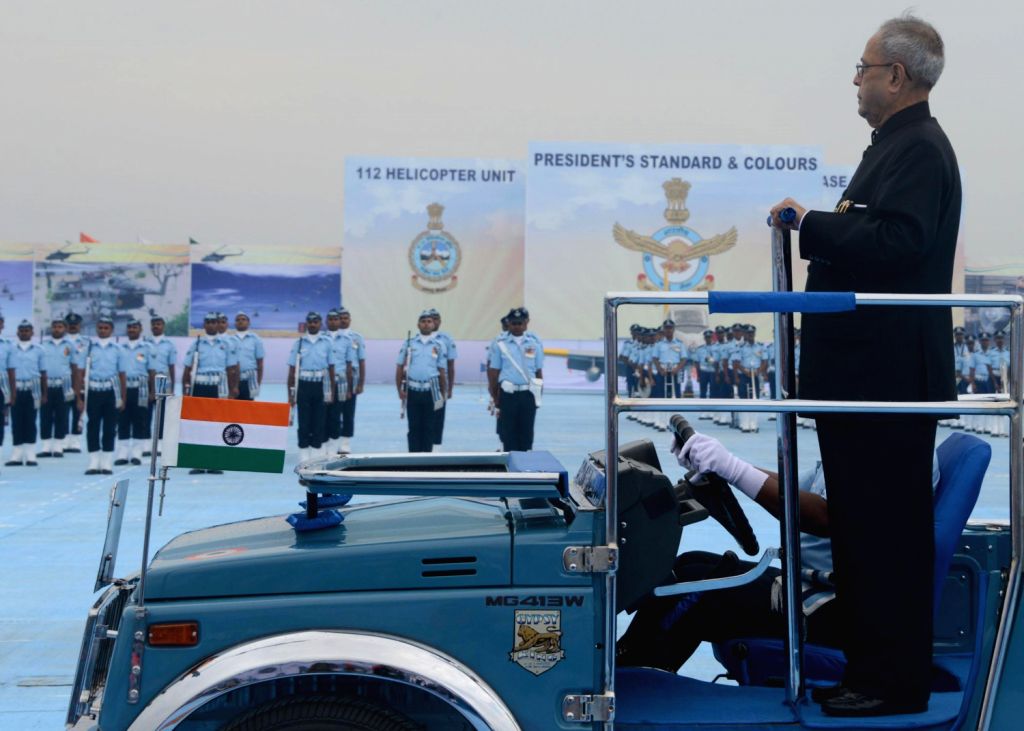 Presentation of Standard to 112 HU and Colours to 4 BRD of Indian Air Force