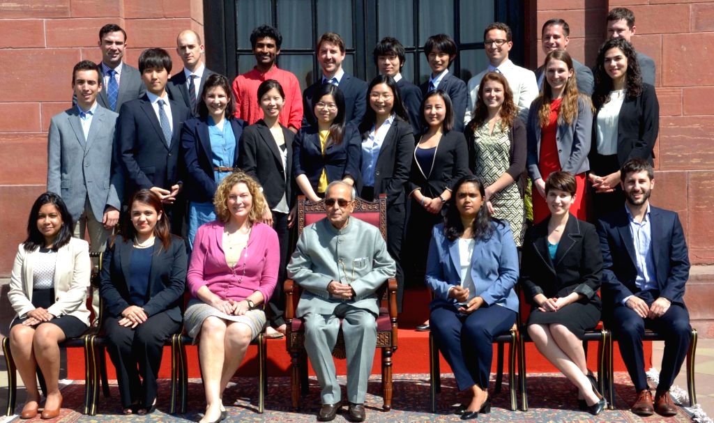 Stanford students meet President Mukherjee