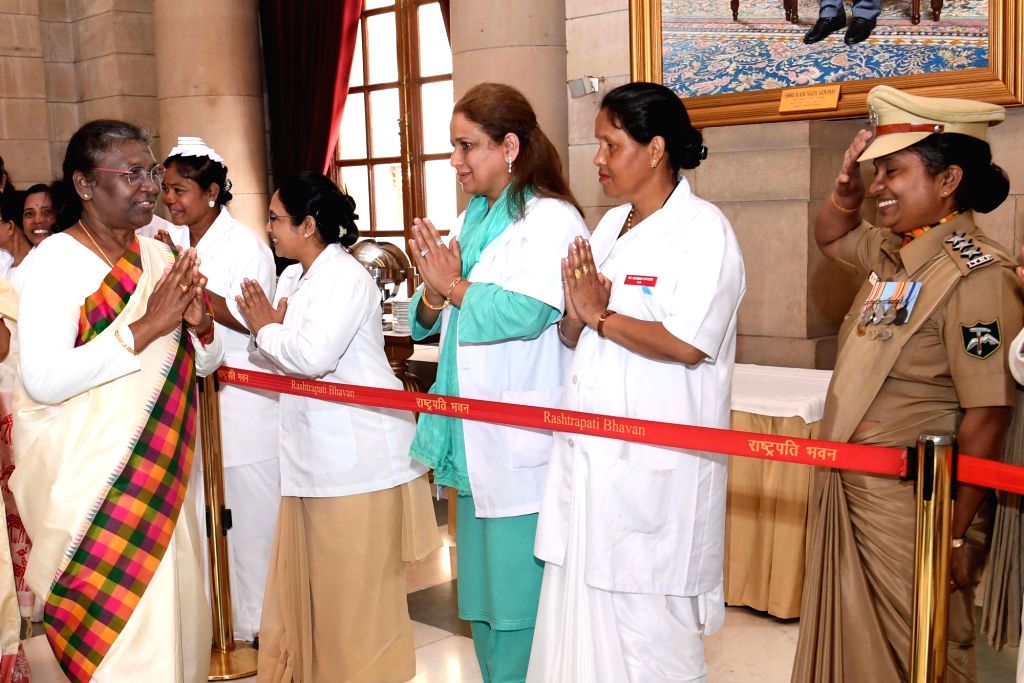 Free Photo: President presents National Florence Nightingale Award to ...