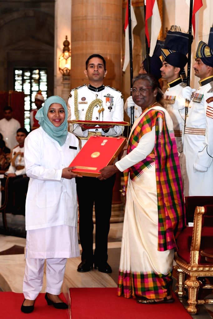 Free Photo: President presents National Florence Nightingale Award to ...
