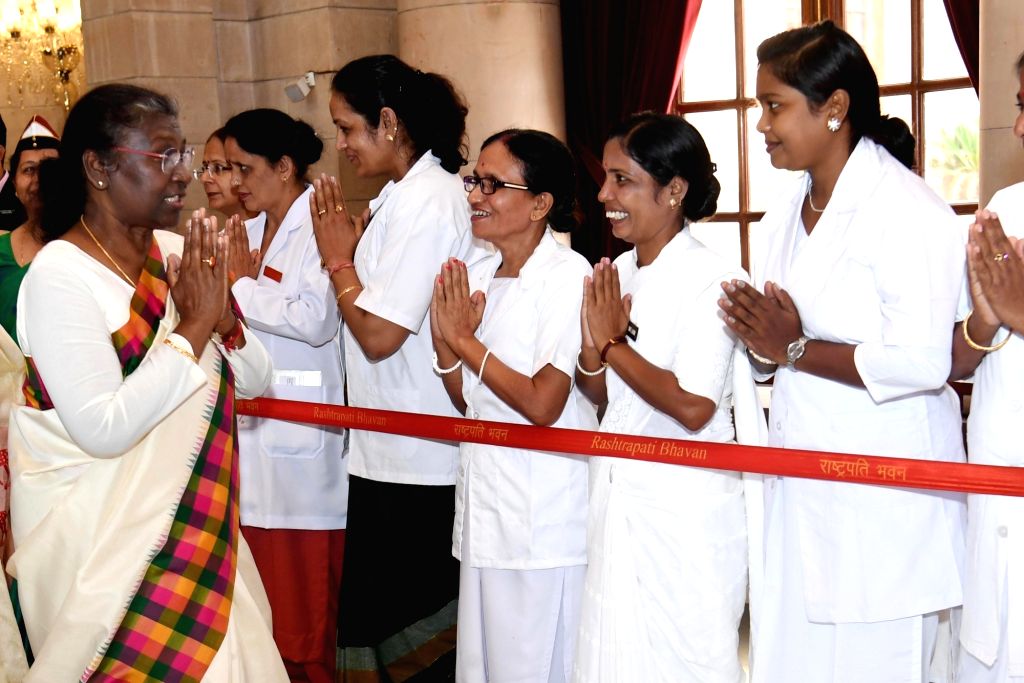 Free Photo: President presents National Florence Nightingale Award to ...