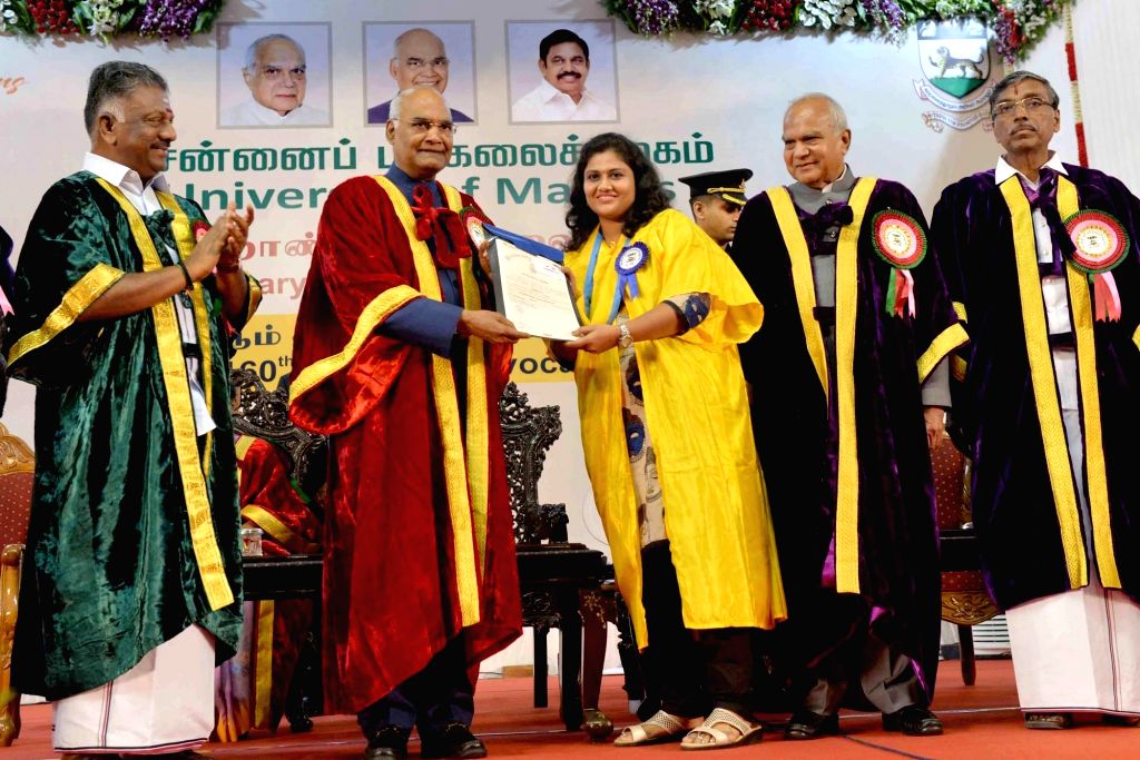 University of Madras Post-Centenary Diamond Jubilee convocation