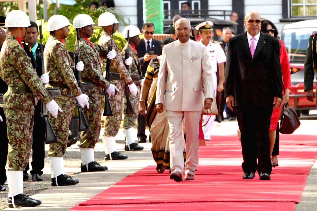 Paramaribo (Suriname): President Kovind receives ceremonial reception ...
