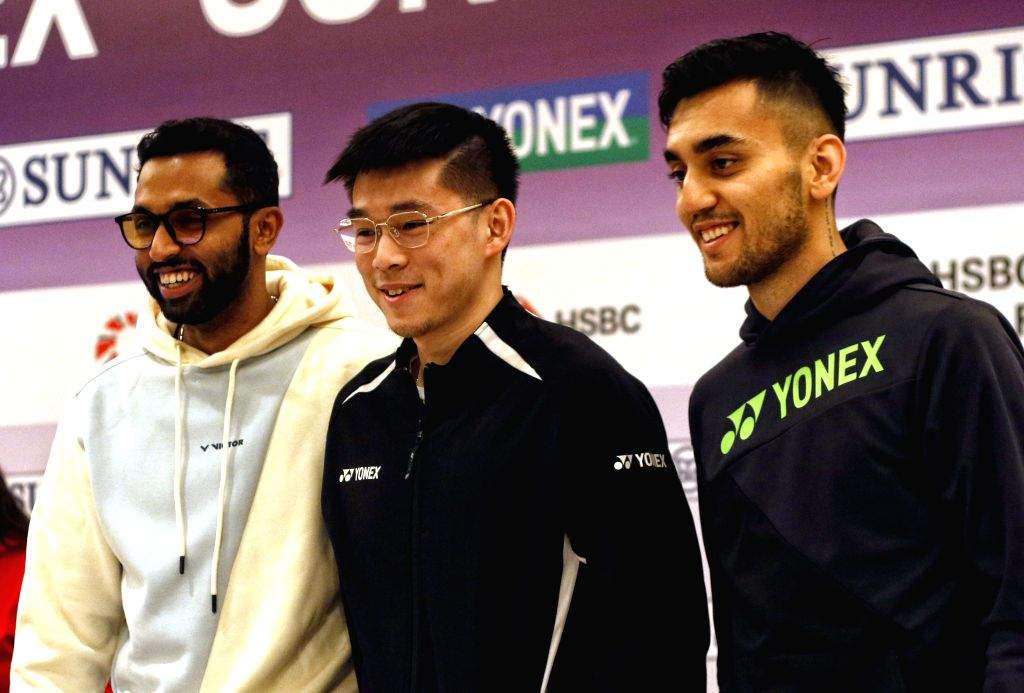 Press conference of the India Open 2024