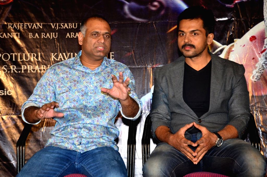 Press meet of Tamil film Kashmora