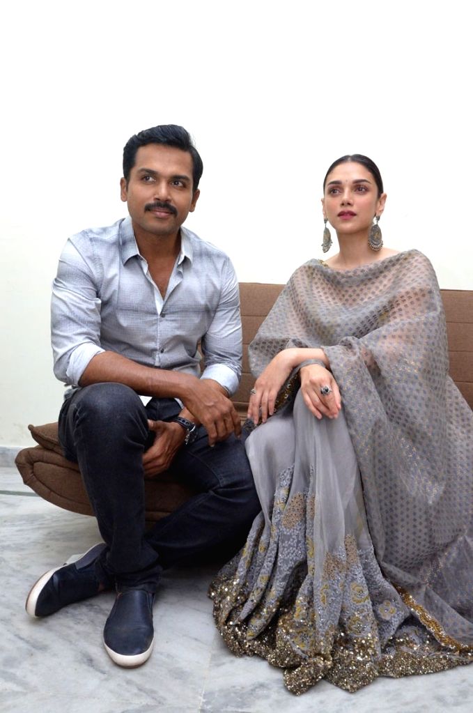 Press meet of Telugu film Cheliyaa