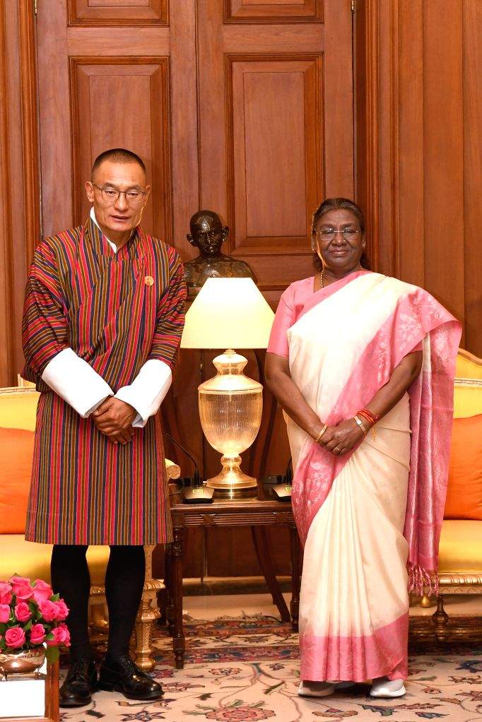 Prime Minister Dasho Tshering Tobgay of Bhutan meets President Droupadi ...