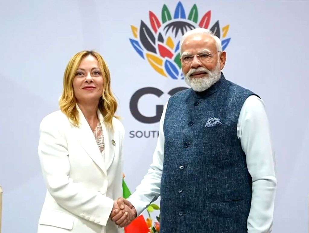 Prime Minister Modi Meets Italian PM Meloni at G20 Summit