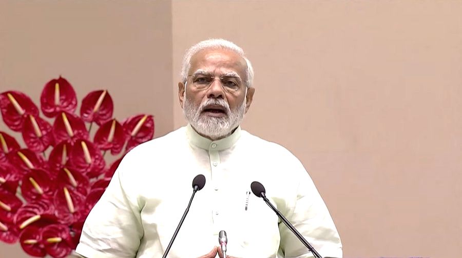 :New Delhi: Prime Minister Narendra Modi Address Inauguration of Iconic ...