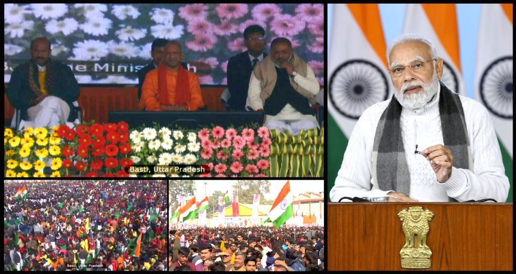 Prime Minister Narendra Modi addresses at the inauguration