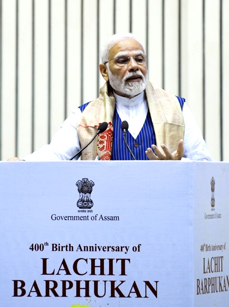 Prime Minister Narendra Modi addresses during the closing ceremony