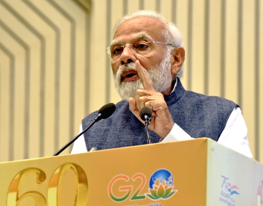 Prime Minister Narendra Modi addresses during the Diamond Jubilee ...