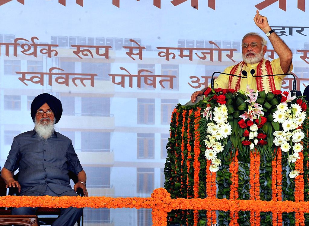 PM Modi inaugurates New Housing Scheme