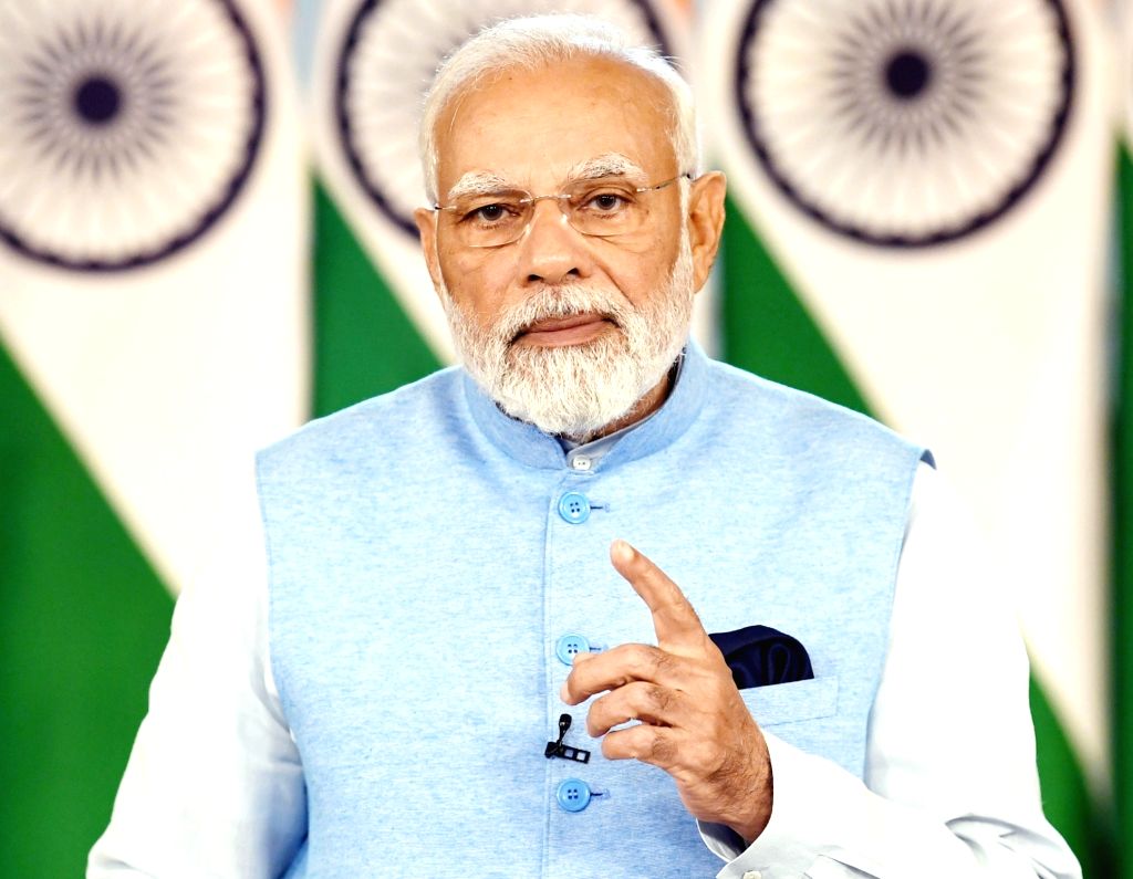 Prime Minister Narendra Modi addresses the meeting of Foreign Ministers ...