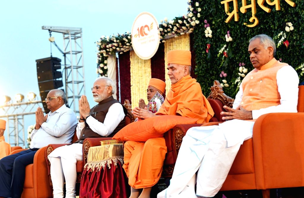 :Ahmedabad:Prime Minister Narendra Modi at inauguration of month-long ...