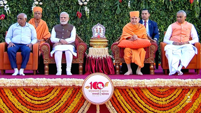 :Ahmedabad:Prime Minister Narendra Modi at inauguration of month-long ...