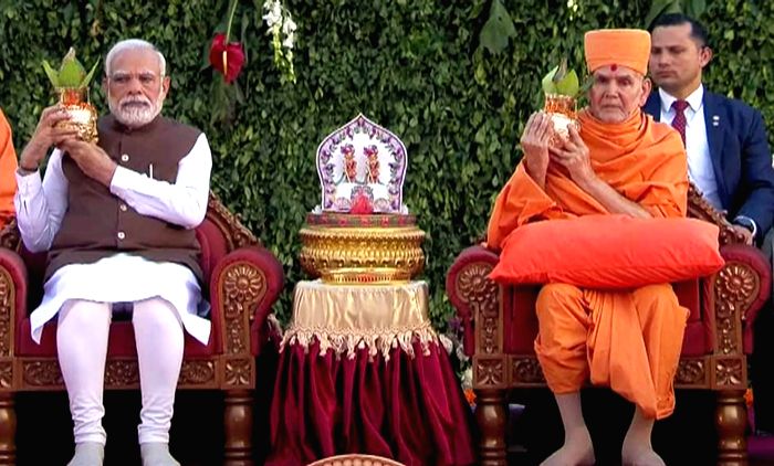 :Ahmedabad:Inauguration of month-long Pramukh Swami Maharaj centenary ...