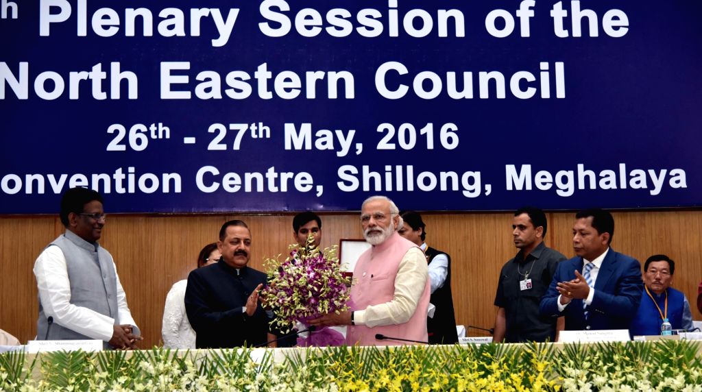 Modi at the 65th Plenary Session of the North Eastern Council