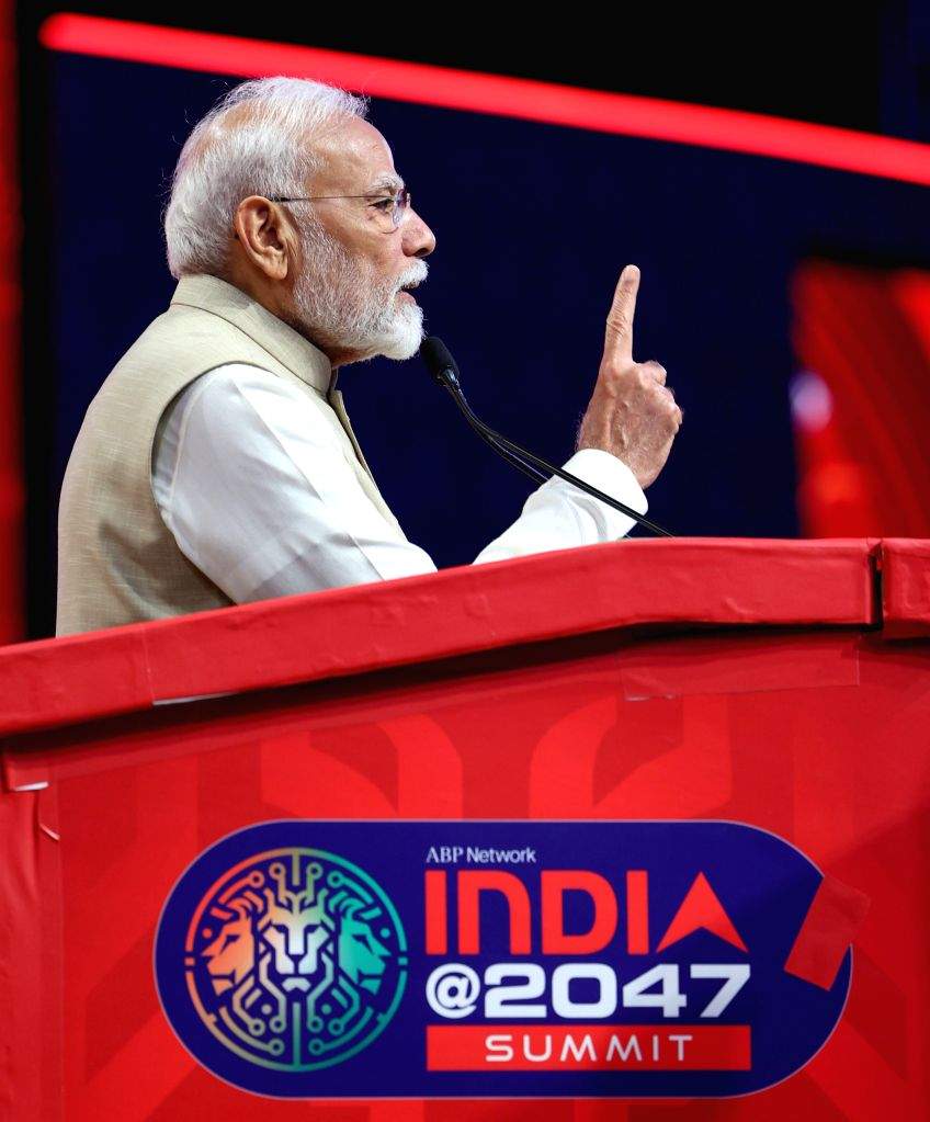 Prime Minister Narendra Modi at the ABP Network’s India@2047 Summit