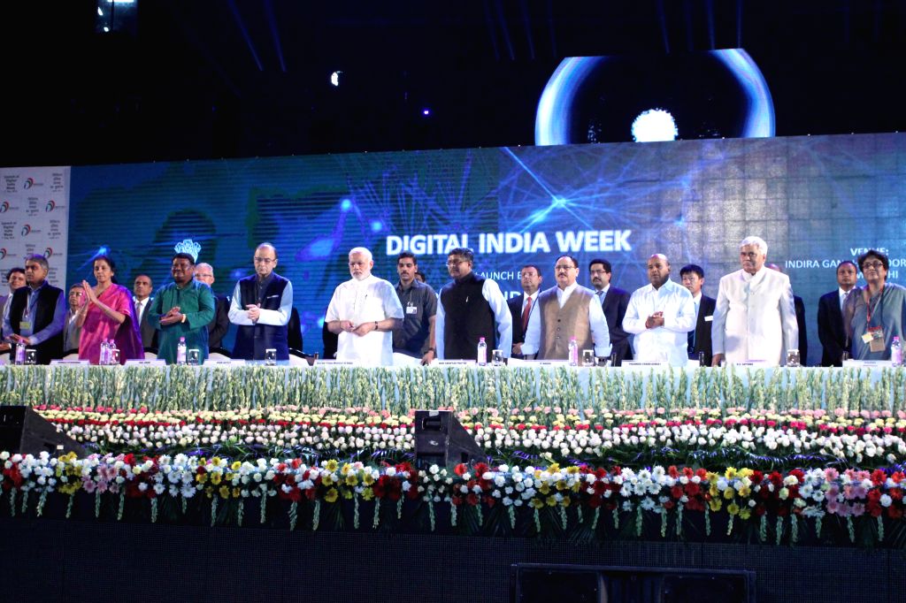 PM Modi at launch ceremony of Digital India Week