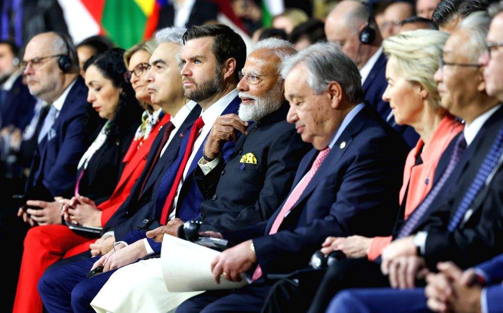 Prime Minister Narendra Modi attends the AI Action Summit