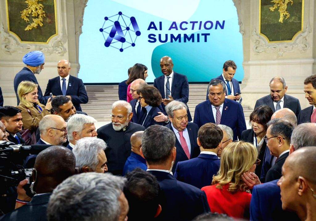 Prime Minister Narendra Modi attends the AI Action Summit