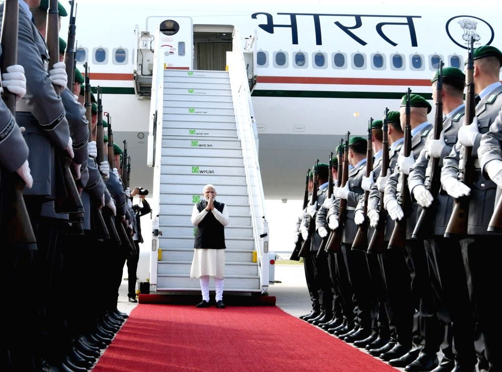 Prime Minister Narendra Modi departs for Copenhagen, Denmark from Berlin