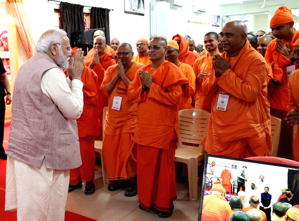 Chennai: Prime Minister Narendra Modi during 125th Anniversary of Sri ...