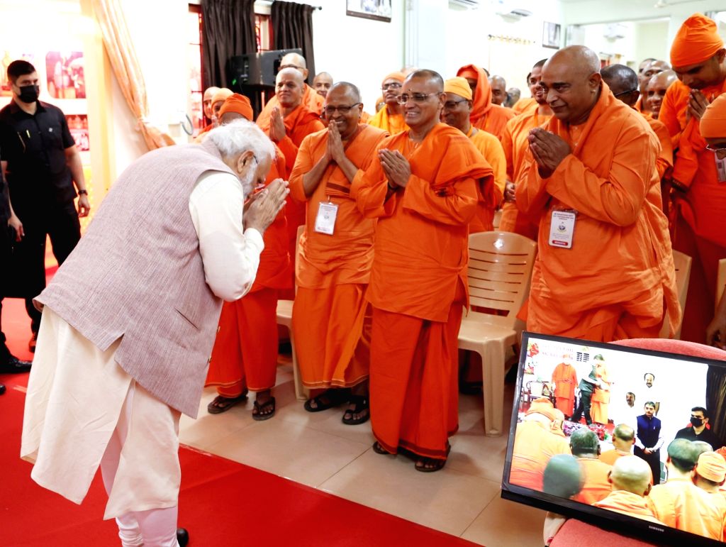 Chennai: Prime Minister Narendra Modi during 125th Anniversary of Sri ...