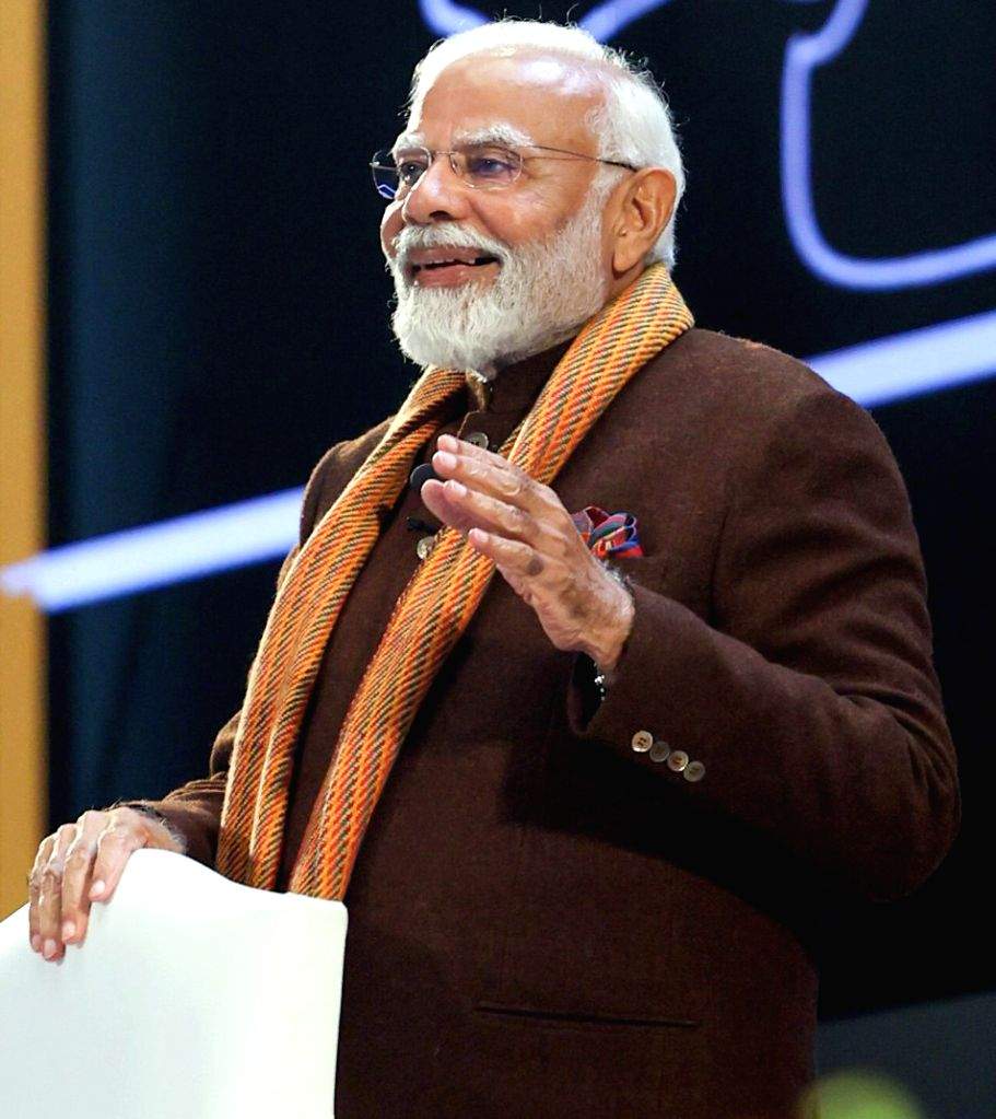 Prime Minister Narendra Modi during 7th edition of Pariksha Pe Charcha ...