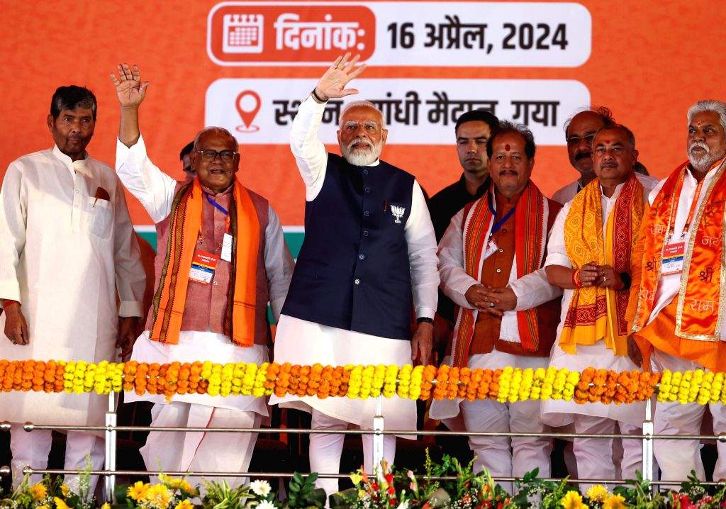 Prime Minister Narendra Modi during a public meeting