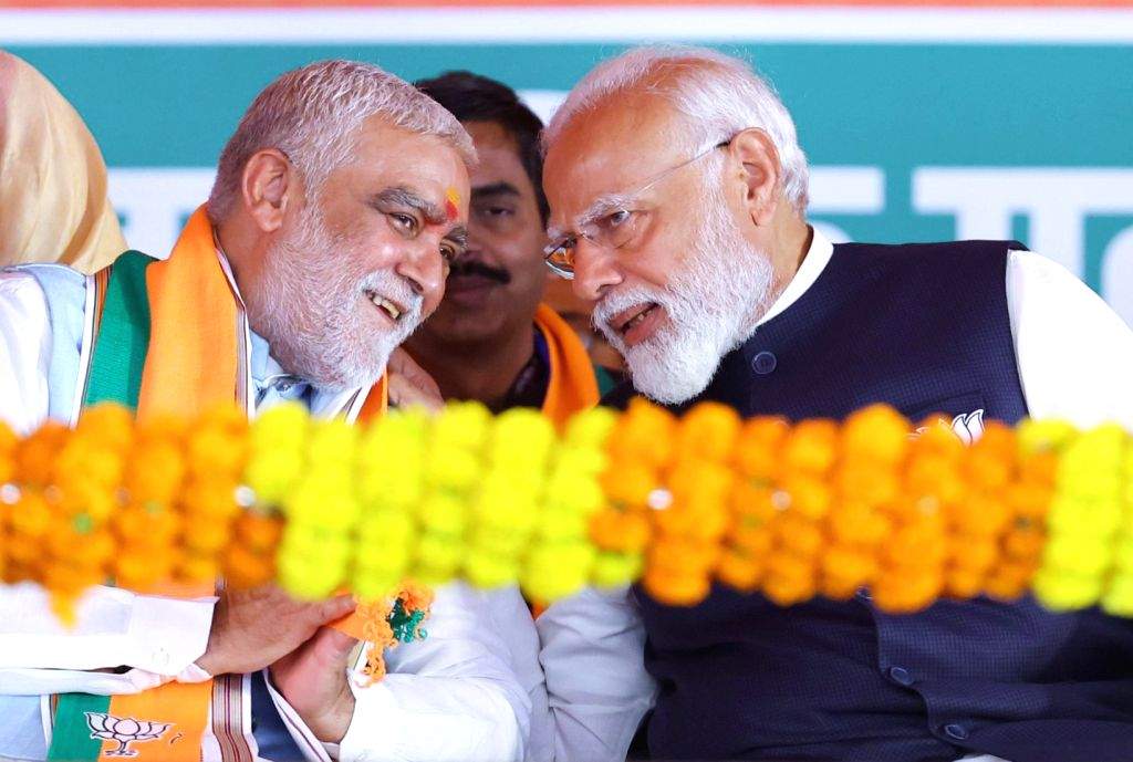 Prime Minister Narendra Modi during a public meeting