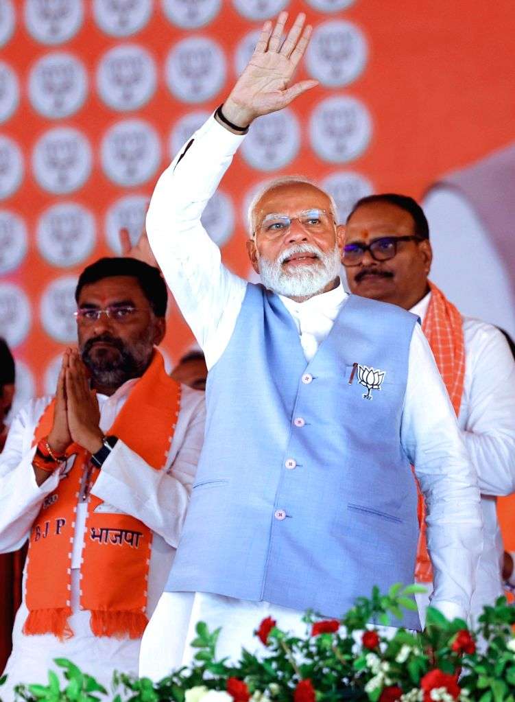 Prime Minister Narendra Modi during a public meeting