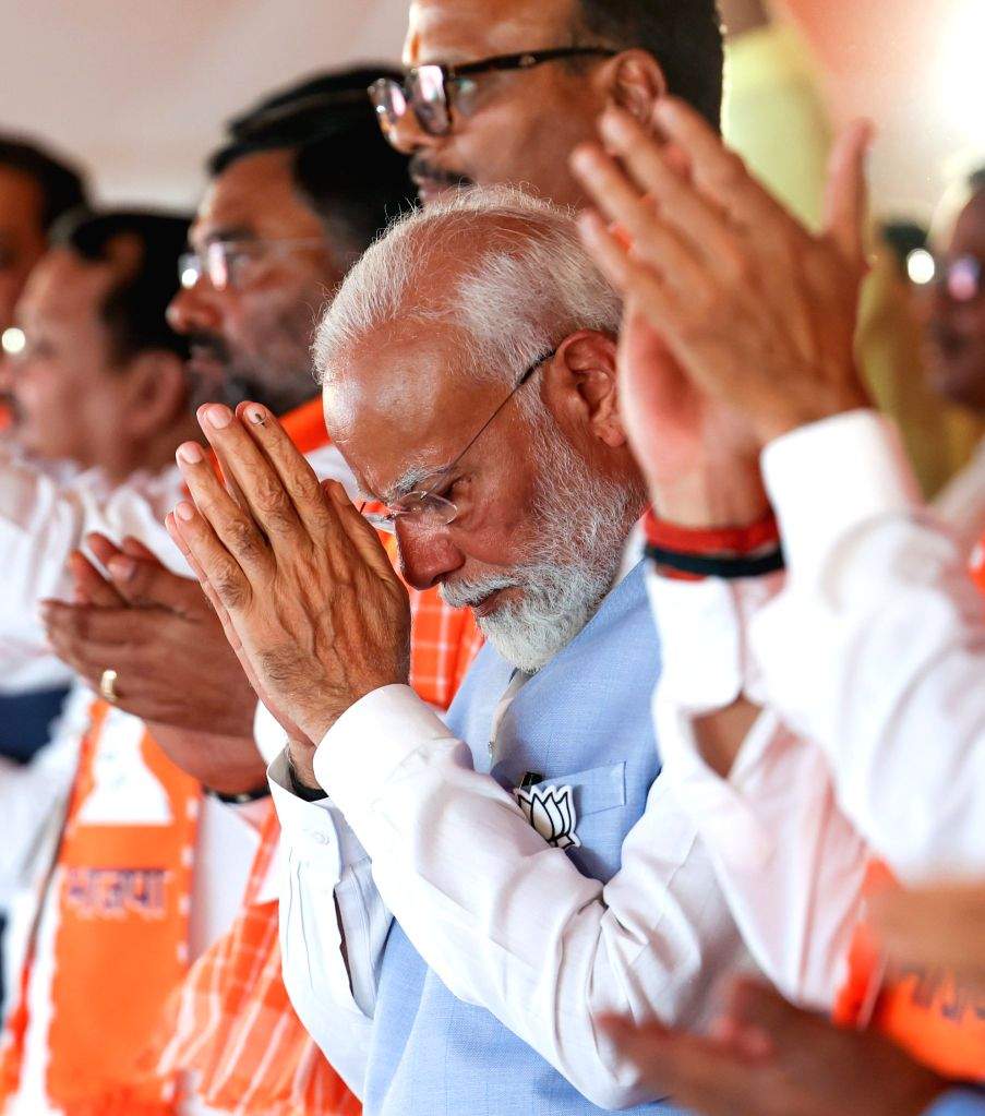 Prime Minister Narendra Modi during a public meeting