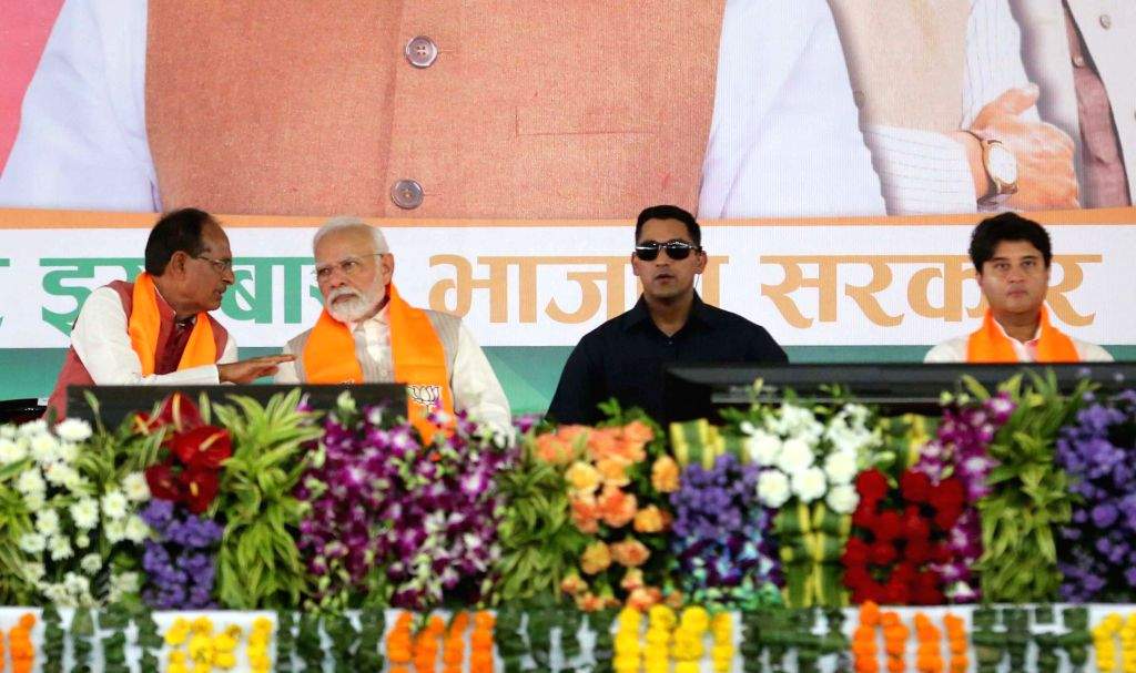 Prime Minister Narendra Modi during BJP's 'Karyakarta Mahakumbh