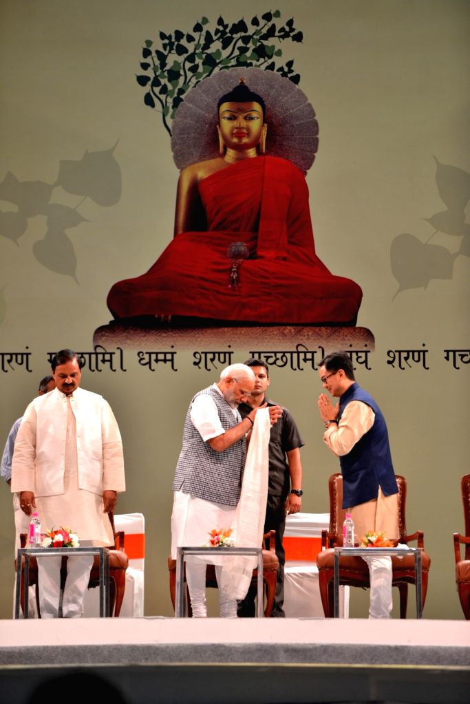 PM Modi during Buddha Purnima celebrations
