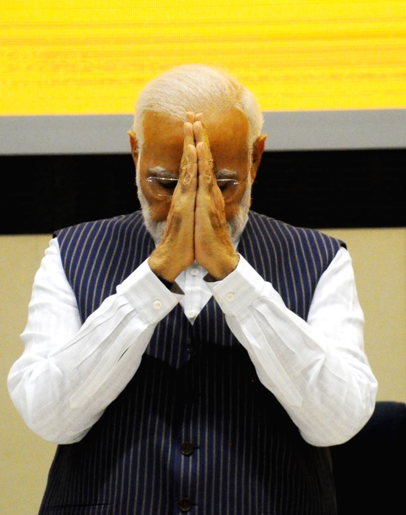 New Delhi : Prime Minister Narendra Modi during the 16th Civil Services Day