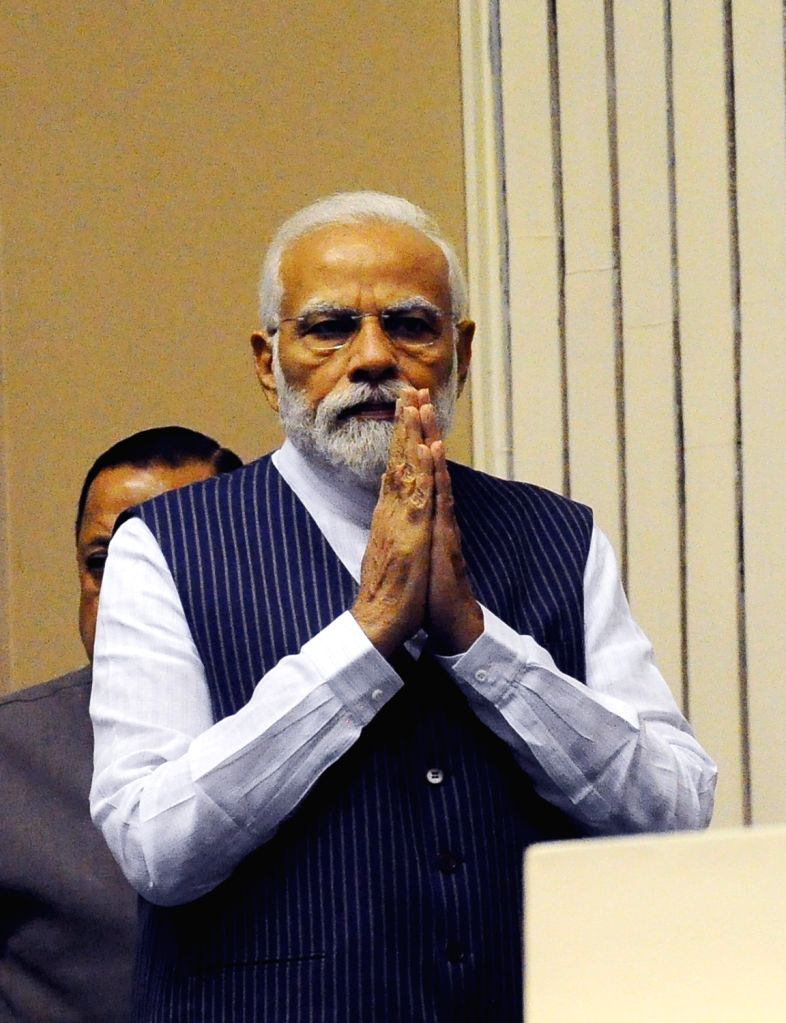 New Delhi : Prime Minister Narendra Modi during the 16th Civil Services Day