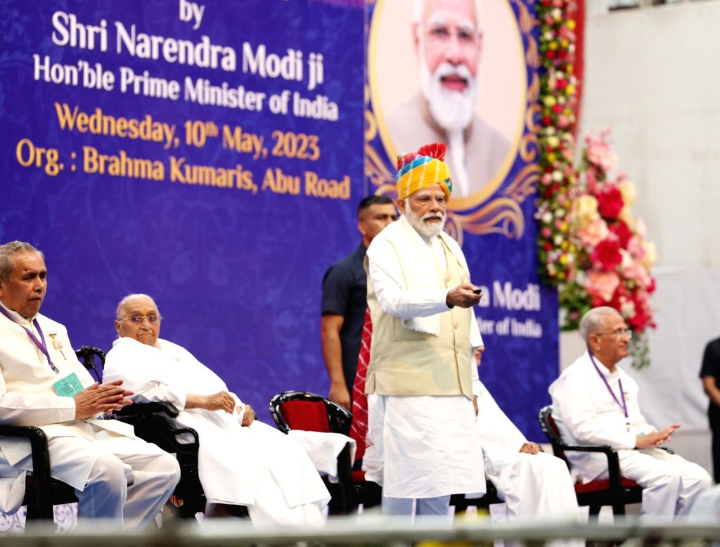 Prime Minister Narendra Modi during the foundation stone laying ...