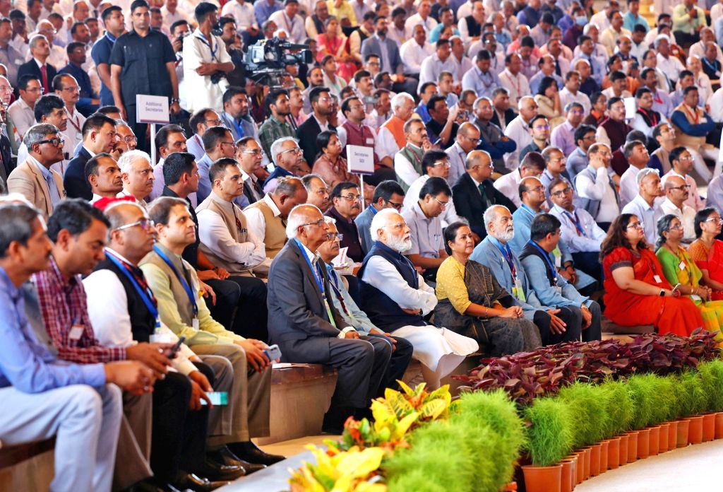 : New Delhi: Prime Minister Narendra Modi during the inauguration of ...