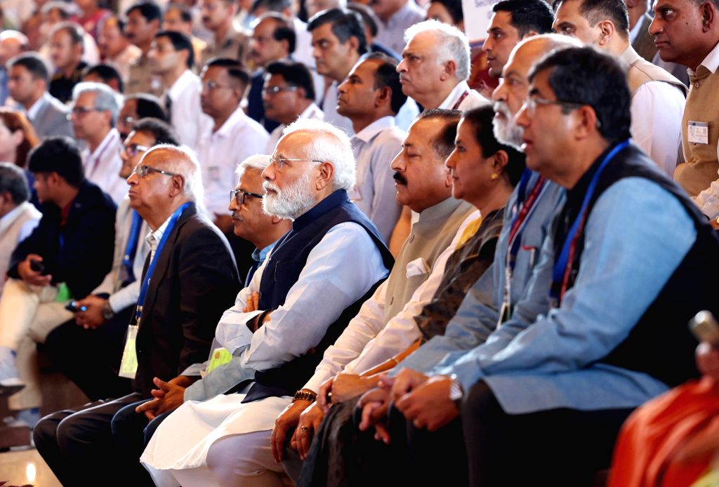 : New Delhi: Prime Minister Narendra Modi during the inauguration of ...