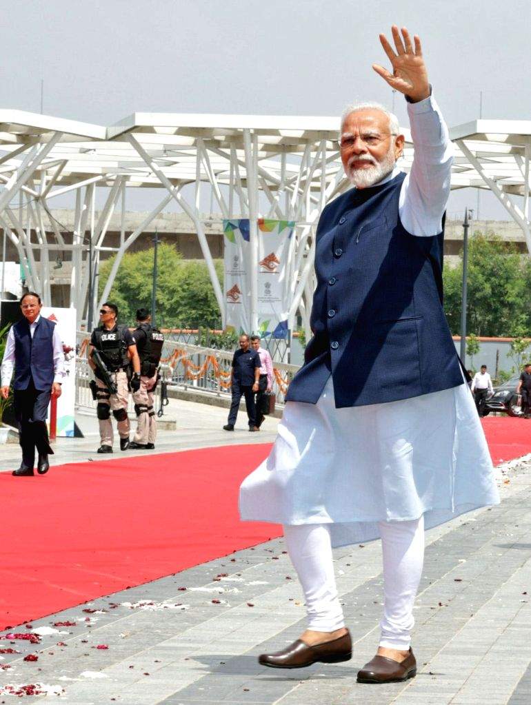 Prime Minister Narendra Modi during the inauguration of IIC