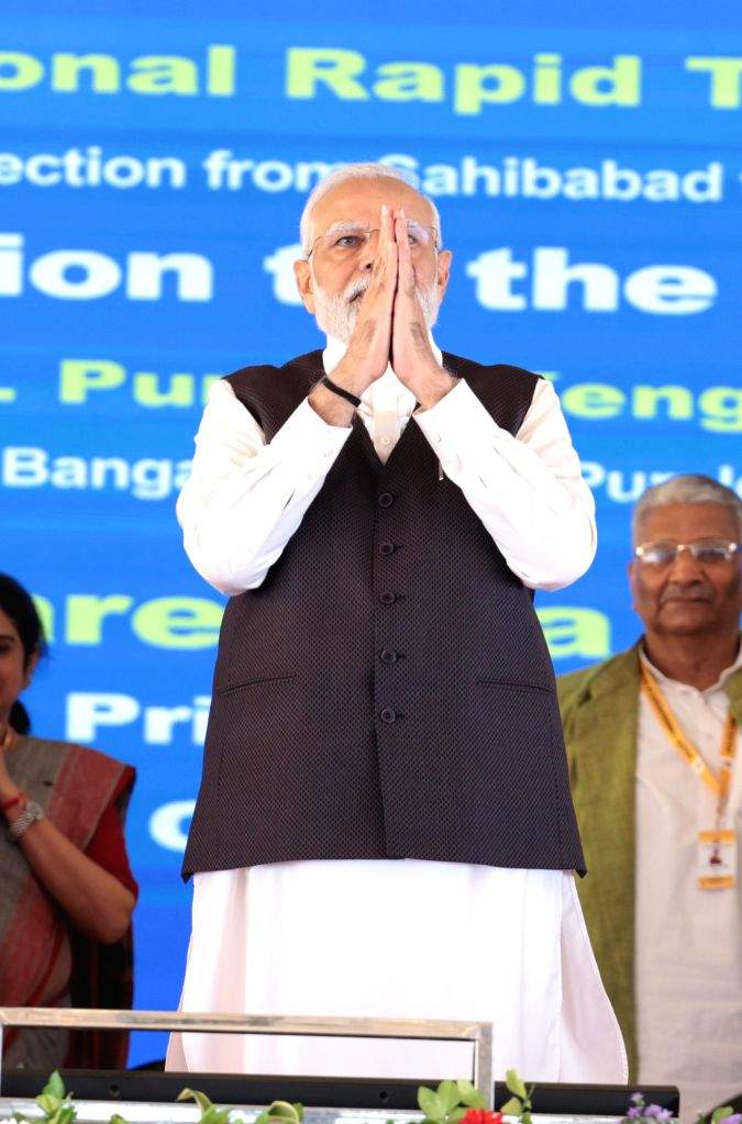 Prime Minister Narendra Modi during the inauguration ceremony of ...