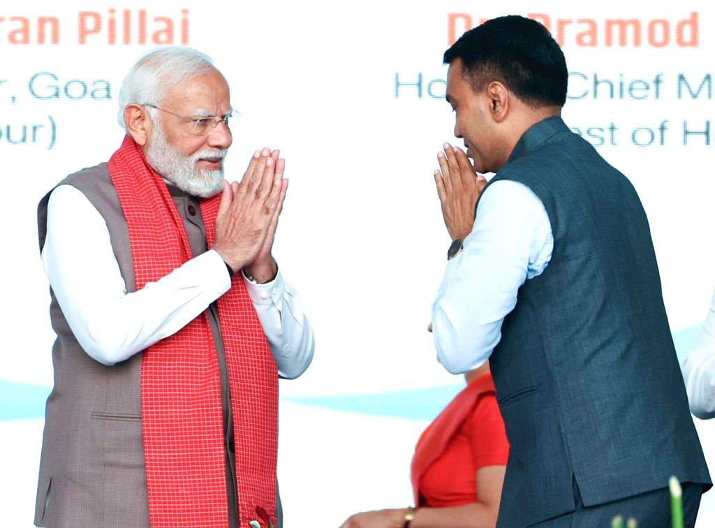 Prime Minister Narendra Modi during The Foundation Stone-Laying ...