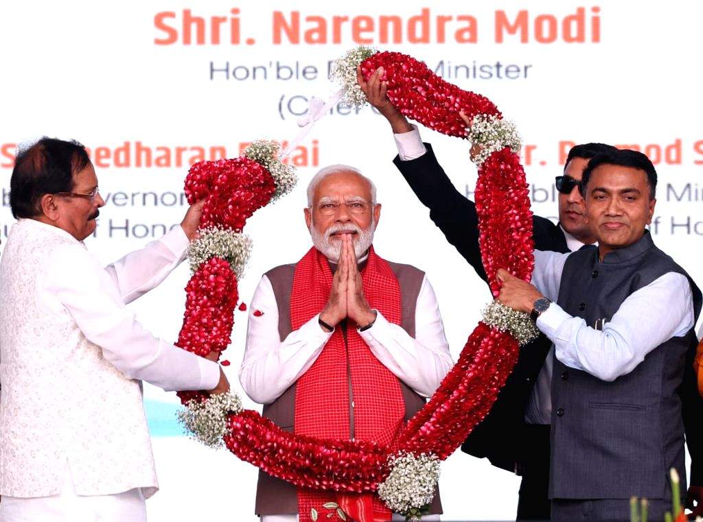 Prime Minister Narendra Modi during The Foundation Stone-Laying ...
