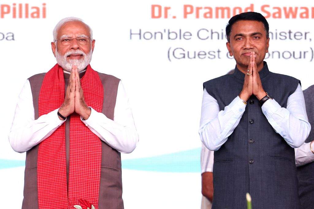 Prime Minister Narendra Modi during The Foundation Stone-Laying ...