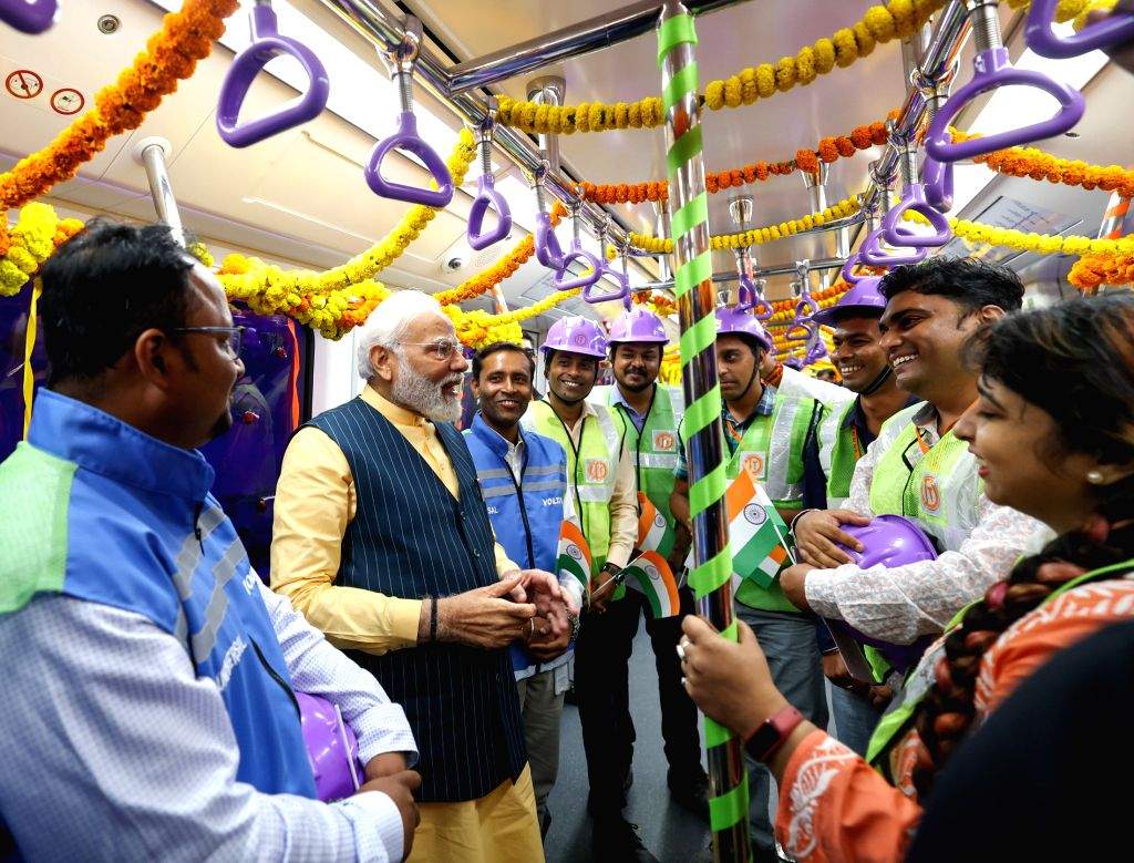 Prime Minister Narendra Modi during the inauguration of India's first ...