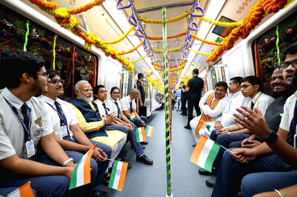Prime Minister Narendra Modi during the inauguration of India's first ...
